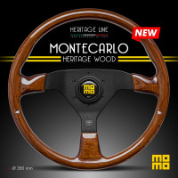 MOMO Montecarlo Heritage Wooden Steering Wheel